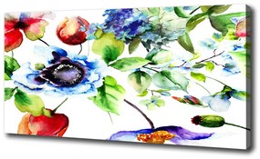 Wallmuralia Moderní fotoobraz canvas na rámu Jarní květiny 100x50