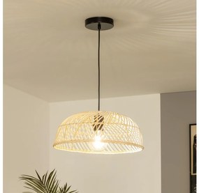 Brilagi - LED Lustr na lanku CERIA BOHO 1xE27/40W/230V pr. 40 cm ratan