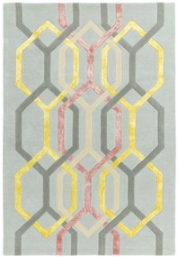 Barevný  koberec Blondie Hexagon Silver Rozměry: 160x230 cm
