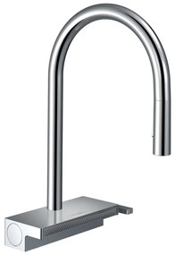 Hansgrohe Aquno Select M81 - Páková kuchyňská baterie 170, vytahovatelná sprška, 3jet, sBox, chrom 73831000