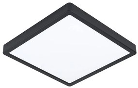Černé LED stropní svítidlo 28,5x28,5 cm FUEVA 5 – EGLO