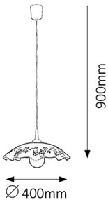 Rabalux 4782 - Lustr VINO E27/60W/230V