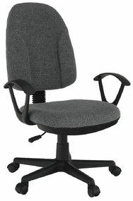 Kancelářská židle, šedá látka, Tempo Kondela DEVRI