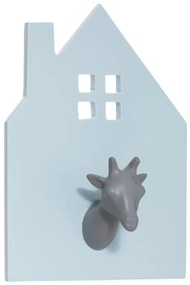 Atmosphera for Kids Dětský věšák dům se zvířaty 12 x 17 cm | 3 vzory Vzor: Žirafa