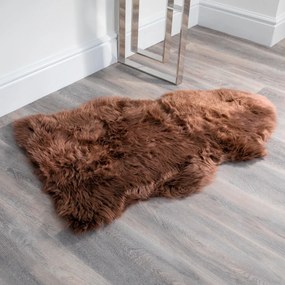 Hnědá ovčí kožešina Native Natural Sheep, 60 x 120 cm
