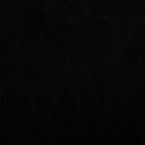 Dětská pohovka černá 80 x 45 x 30 cm samet - Default Title