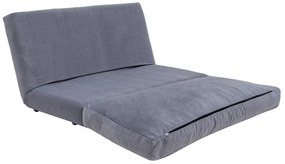 Designová rozkládací pohovka Wandella 120 cm šedá
