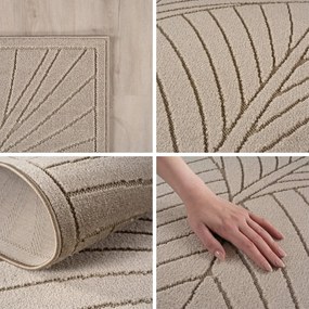 Béžový vnitřní a venkovní běhoun 80x250 cm Nova 1203 – Ayyildiz Carpets