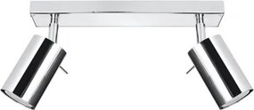 Bodové svítidlo SOLLUX Ring 2 GU10 2x40W bez zdroje SL.0728 chrom