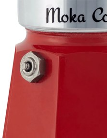 Bialetti Moka kávovar Moka Express na 6 šálků červený