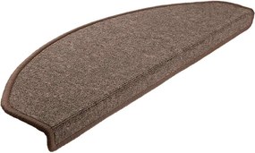 Schodové rohože 20 ks 65 x 24 x 4 cm kávově hnědé, půlkulaté, velké 3365793