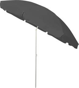 Plážový slunečník antracitový 300 cm 314710