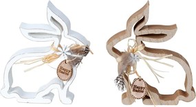 Velikonoční dřevěný zajíc BUNNY SILHOUETTE - více variant