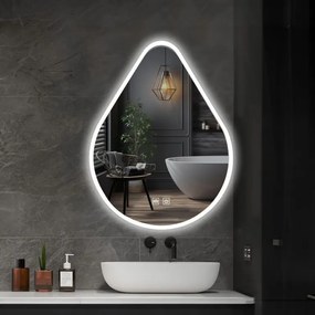 IREDA koupelnové zrcadlo s LED osvětlením, 80 x 50 cm DF95787