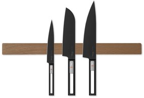 Wook | dřevěná magnetická lišta na nože - buk montáž: montáž na sklo/zeď, velikost: 50 x 4 x 2 cm (9 nožů)