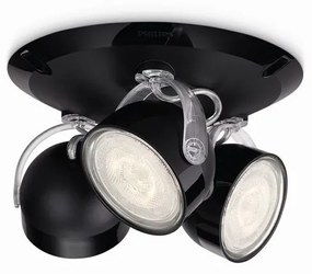 LED Bodové svítidlo Philips Dyna 53233/30/16 černé 2700K