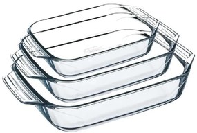 SADA 3x Pekáč PYREX 2/3/4 l