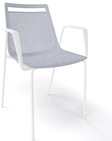 GABER - Židle AKAMI TB, šedá/bílá