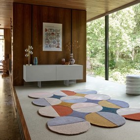 Ručně tkaný vlněný koberec 120x170 cm Mia Ellipse – Flair Rugs