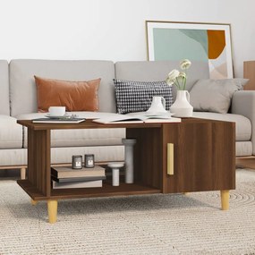 vidaXL Konferenční stolek 90 x 50 x 40 cm kompozitní dřevo [812748] Barva: hnědý dub
