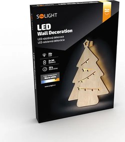 LED nástěnná dekorace vánoční stromek