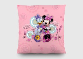 Dekorativní polštářek Minnie a Daisy, Disney | 40 x 40 cm | DCND 3133