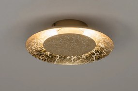 Stropní designové LED svítidlo do ložnice Castonne Gold