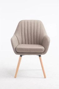 Židle Florian látka přírodní konstrukce – taupe