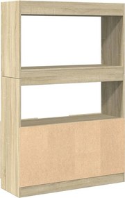 Skříň highboard dub sonoma 92 x 33 x 140 cm kompozitní dřevo 3309611