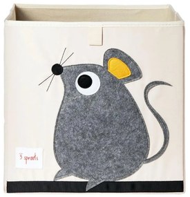 3 SPROUTS Úložný box 3 Sprouts Mouse Gray
