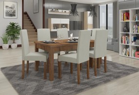 ADRK Furniture Sada stolu s židlemi RODOS 56 SE-ROD 56-L-B115