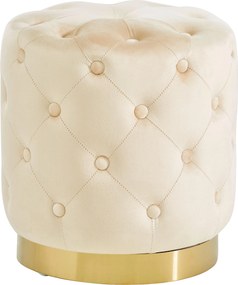 XXXLutz TABURET, dřevo, kov, textil, 37,5/40/37,5 cm Xora - Taburety - 000239003402
