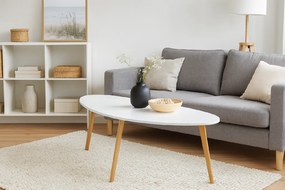 Noela Odkládací stolek SCANDIA 120 bílý