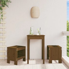 vidaXL Zahradní stoličky 2 ks 40 x 36 x 45 cm masivní borové dřevo [825339] Barva: Medově hnědá borovice