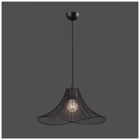 Černé závěsné svítidlo ø 40 cm Wavy – Squid Lighting