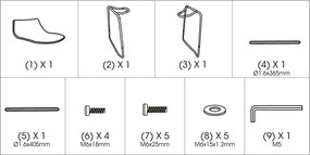Barová židle růžová k desce 90 cm OTAC