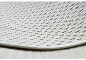 koberec TIMO 6272 SISAL venkovní bílý velikost 160x220 cm | krásné koberce cz