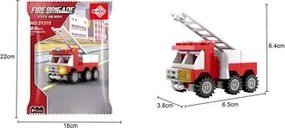 BLOXO 259867 Kompatibilní stavebnice hasiči auto 53 ks / od 6 let