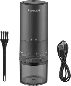 SENCOR SCG 4000BK černá / Keramický mlýnek na kávu / zásobník 25g