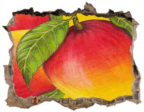 Wallmuralia Samolepící nálepka beton Mango 95x64 cm