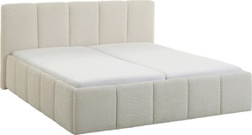 XXXLutz ČALOUNĚNÁ POSTEL, 180/200 cm, krémová Xora - Manželské postele - 000101027501
