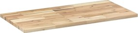Koupelnová deska neošetřená 60x40x2 cm masivní akáciové dřevo 3279655