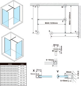 Polysan Esca sklo 120 x 210 cm Flute vlnky ES1312