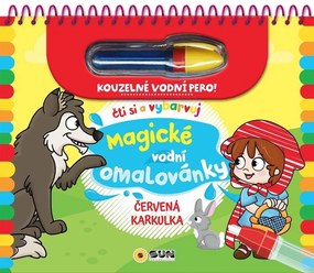 Magické vodní omalovánky červená karkulka
