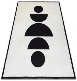 Dywany Łuszczów Kusový koberec Mode 8598 geometric cream/black Rozměry koberců: 200x290