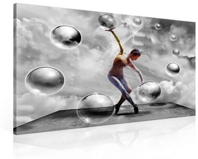 Postershop Obraz na plátně: Sférický tanec - 75x100 cm