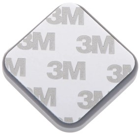 KIK KX4923 Dveřní zarážka čtverec samolepicí silikonová šedá