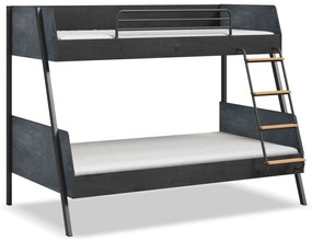 Čilek Studentská patrová postel (90x200-120x200 cm) Dark Metal