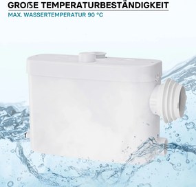 Přečerpávací stanice Wiltec – 450 W, 7,5 m, bílá (62139)