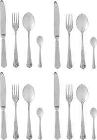 BLOOMINGVILLE Set 16 ks příborů TILLY stříbrný 82068730